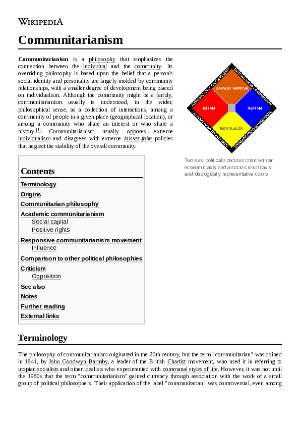 (PDF) Communitarianism - English Wikipedia