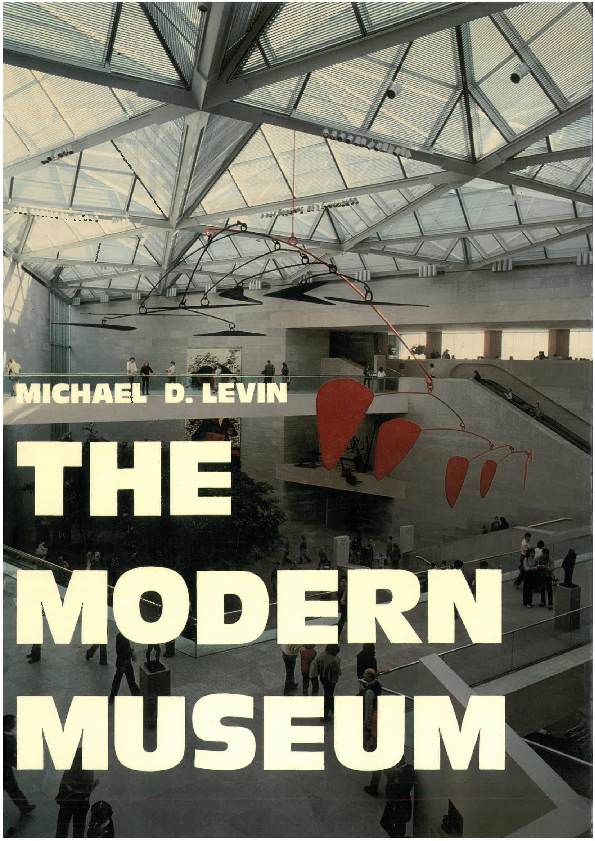 (PDF) The Modern Museum Temple or Showroom - Chapter I The Concept of ...