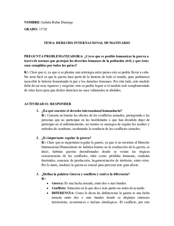 (DOC) NOMBRE: Isabela Rubio Durango | Isabela Rubio - Academia.edu