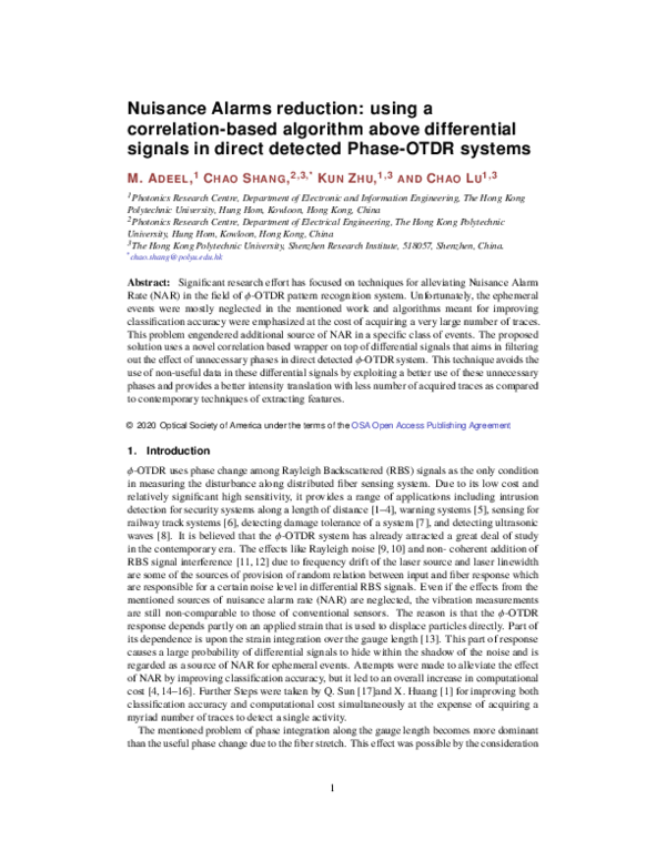 (PDF) Nuisance Alarms reduction: using a correlation-based algorithm above differential signals ...