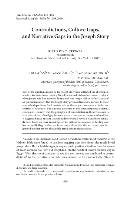 (PDF) Richard C. Steiner, “Contradictions, Culture Gaps, and Narrative ...