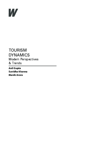 (PDF) Chapter in tourism book