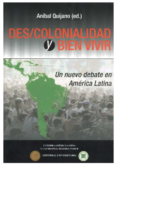 (PDF) Notas sobre la teoría de la colonialidad del poder y la ...