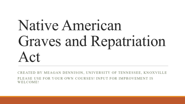 (PPT) NAGPRA example PP for teaching