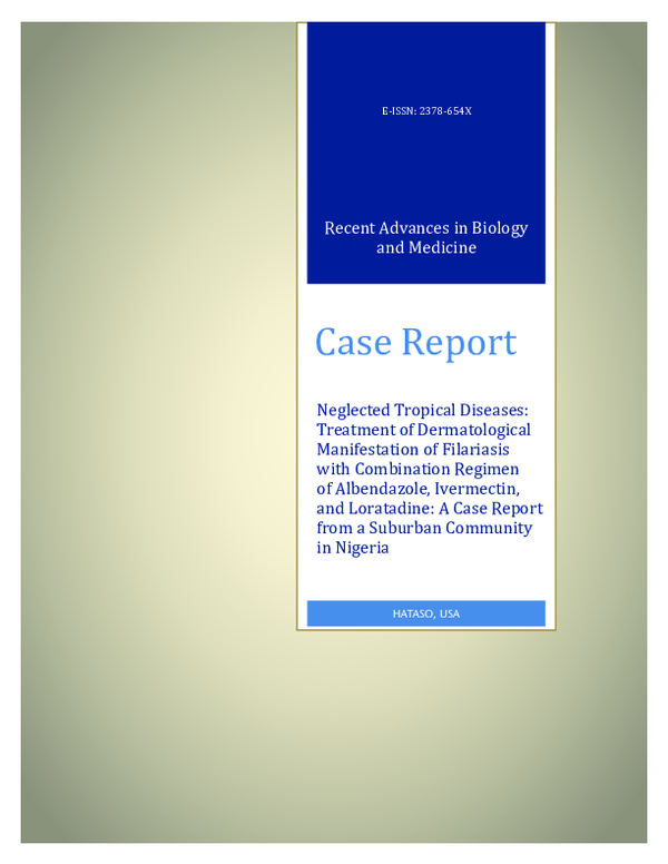 (PDF) IRIBHOGBE neglected tropical diseases treatment nigeria