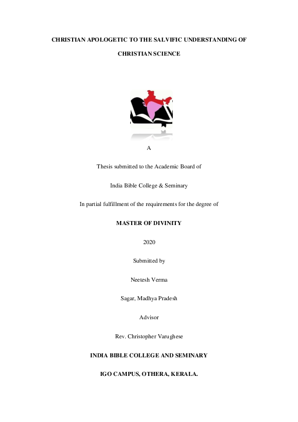 (PDF) Thesis on Christian Science