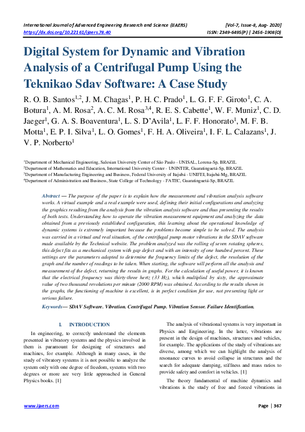 (PDF) Digital System for Dynamic and Vibration Analysis of a ...