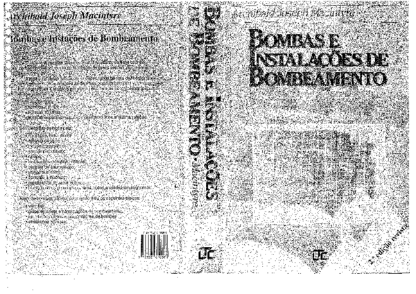 (PDF) bombas e instalações de bombeamento archibald joseph macintyre