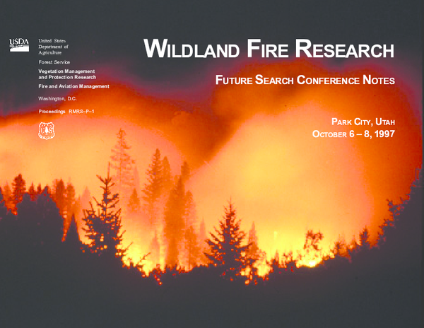 (PDF) WILDLAND FIRE RESEARCH FUTURE SEARCH CONFERENCE NOTES