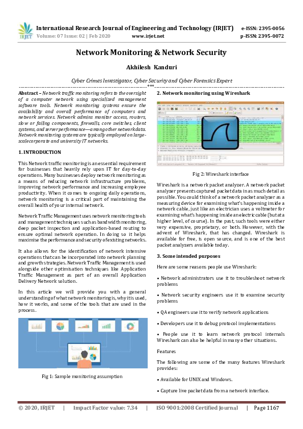 (PDF) IRJET- Network Monitoring & Network Security