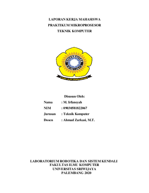 (PDF) LAPORAN KERJA MAHASISWA PRAKTIKUM MIKROPROSESOR