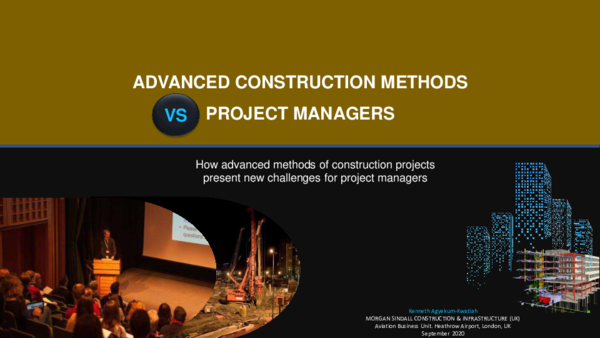 (PDF) How advanced methods of construction projects present new ...