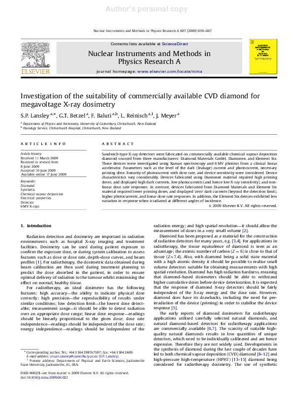 (PDF) Investigation of the suitability of commercially available CVD ...