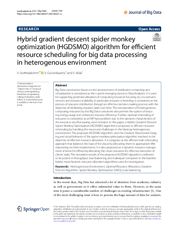 (PDF) Hybrid gradient descent spider monkey optimization (HGDSMO ...