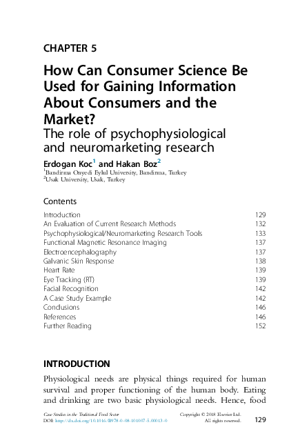 (PDF) How Can Consumer Science Be Used for Gaining Information About ...
