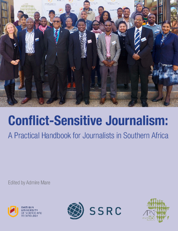 (PDF) Conflict-Sensitive Journalism: A Practical Handbook for ...