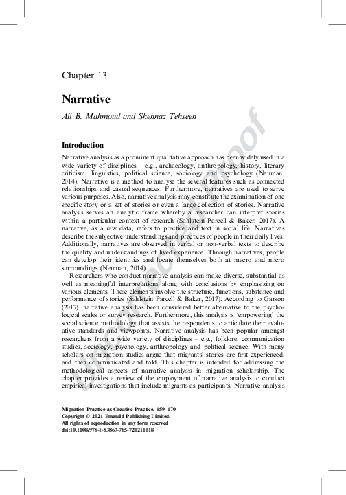 (PDF) Narrative