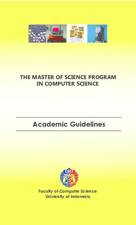 (PDF) Academic Guidelines THE MASTER OF SCIENCE PROGRAM IN COMPUTER SCIENCE