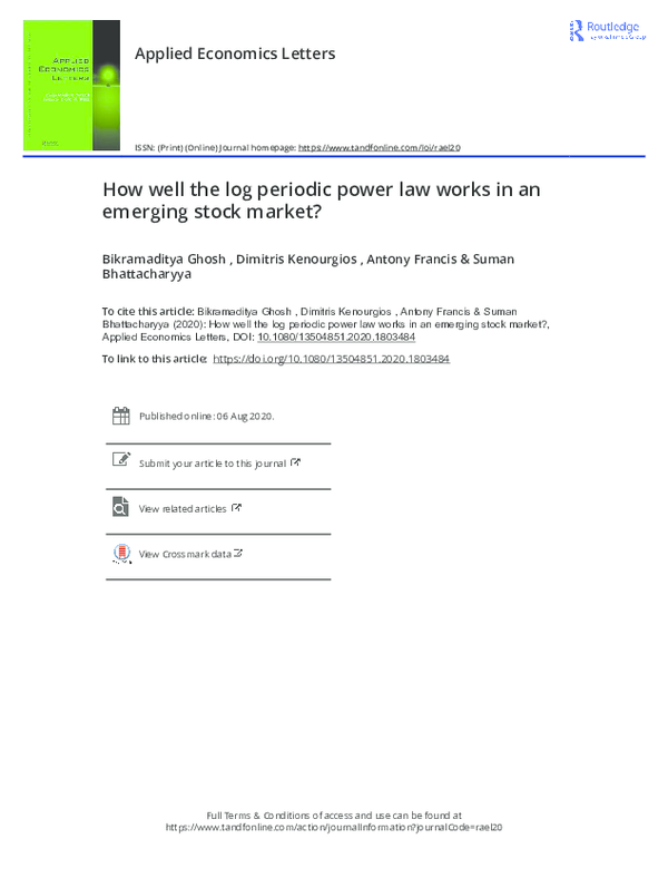 PDF How Well The Log Periodic Power Law Works In An Emerging Stock pdf-how-well-the-log-periodic-power-law-works-in-an-emerging-stock