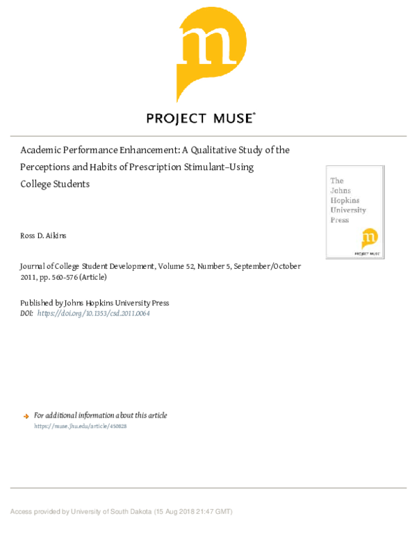 (PDF) Academic Performance Enhancement: A Qualitative Study of the ...