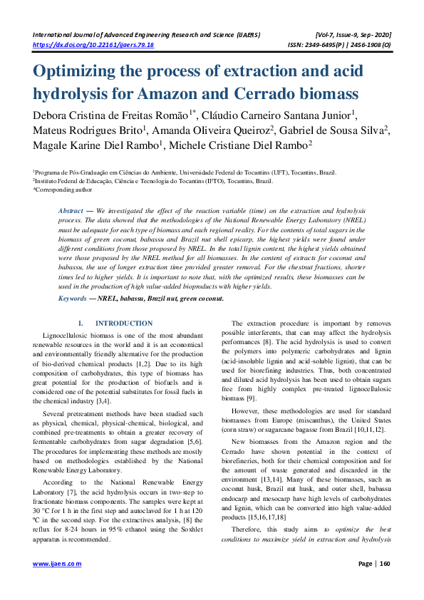 (PDF) Optimizing the process of extraction and acid hydrolysis for ...