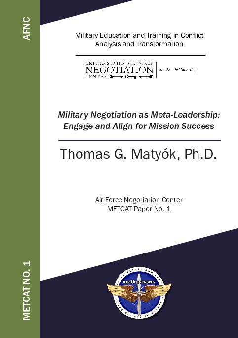 (PDF) METCAT NO. 1 AFNC Military Education and Training in Conflict ...