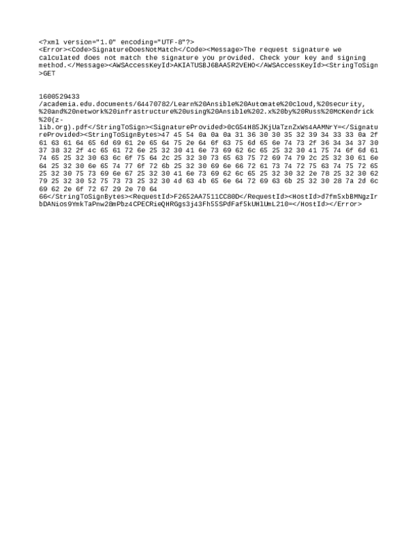 (PDF) Learn Ansible Automate cloud, security, and network ... (PDF) Learn Ansible Automate cloud, security, and network ...