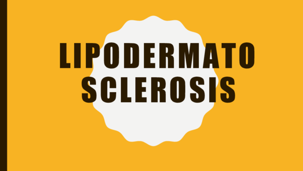 (PPT) Lipodermatosclerosis
