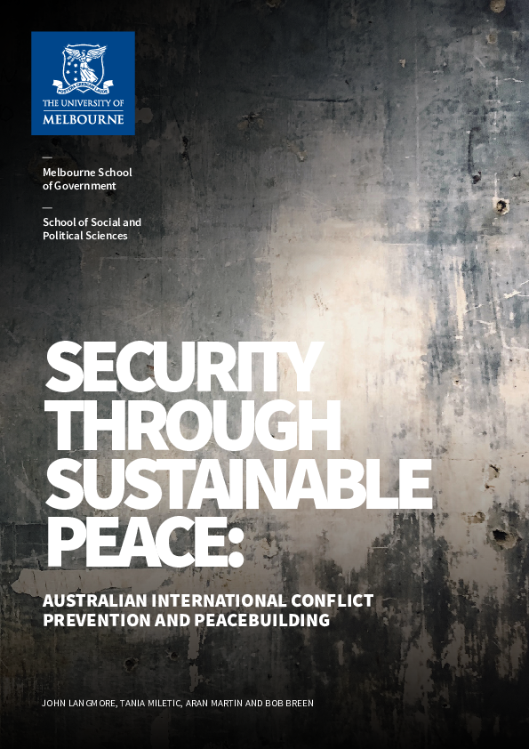 (PDF) Security through Sustainable Peace: Australian International ...