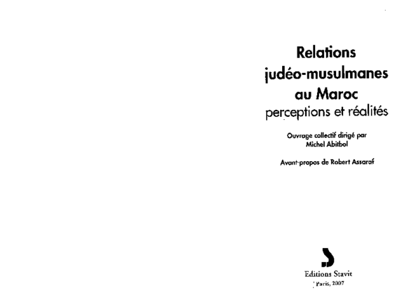 (PDF) Yaron Tsur, "Les dirigeants du judaïsme marocain et l ...