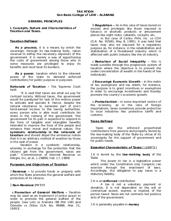 (PDF) Fundamentals of Taxation: Introduction to Tax Policy. Tax Law and ...