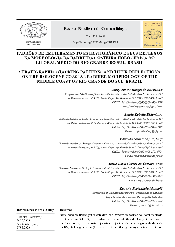 (PDF) STRATIGRAPHIC STACKING PATTERNS AND THEIR REFLECTIONS ON THE ...