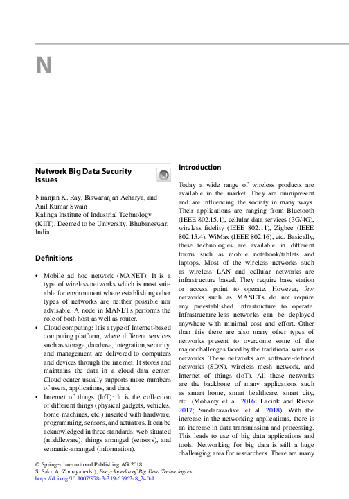 (PDF) Network Big Data Security Issues