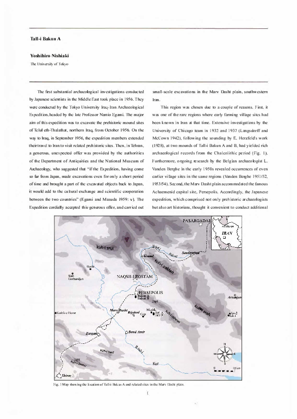 (PDF) Nishiaki, Y. (2020) Japanese excavations in the Mrav Dasht Plain ...
