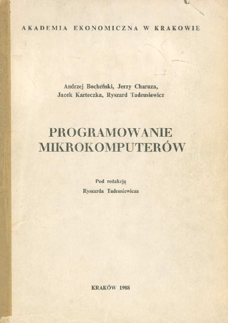 (PDF) Programowanie mikrokomputerów w języku LOGO