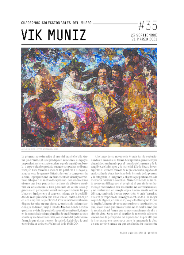 (PDF) Vik Muniz | Ignacio Miguéliz Valcarlos - Academia.edu