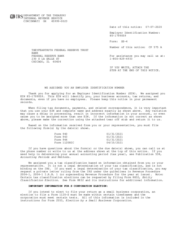 (PDF) DEPARTMENT OF THE TREASURY INTERNAL REVENUE SERVICE