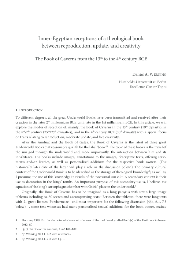 (PDF) Inner-Egyptian receptions of a theological book between ...