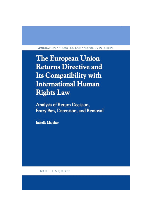(PDF) The European Union Returns Directive and its Compatibility with ...