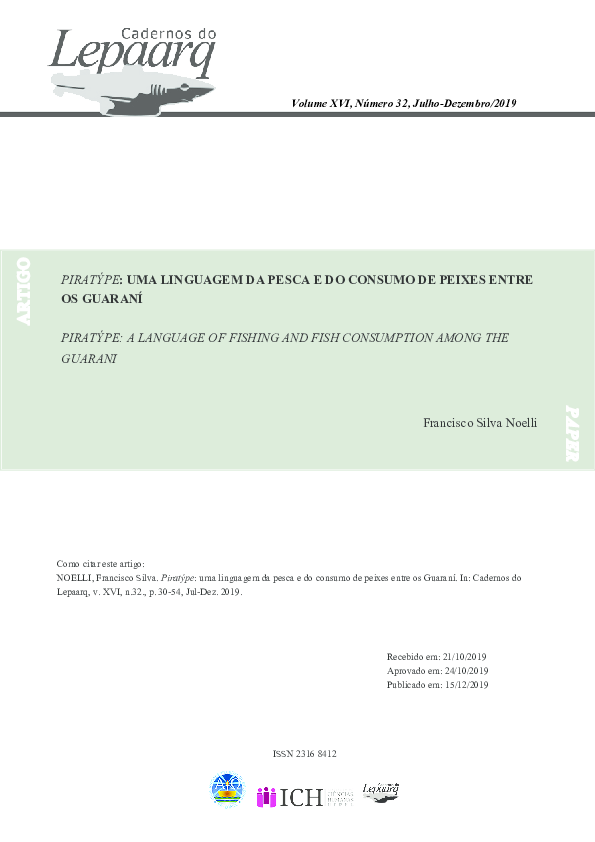 (PDF) PIRATÝPE: UMA LINGUAGEM DA PESCA E DO CONSUMO DE PEIXES ENTRE OS ...