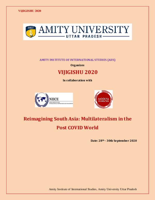 (PDF) VIJIGISHU 2020 Compendium of Abstracts