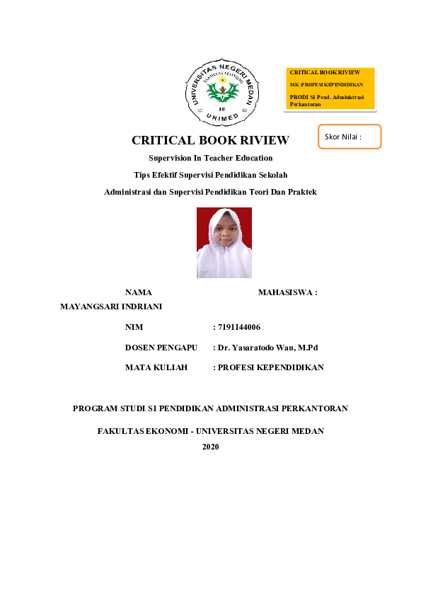 (DOC) CBR PROFSI KEPENDIDIKAN