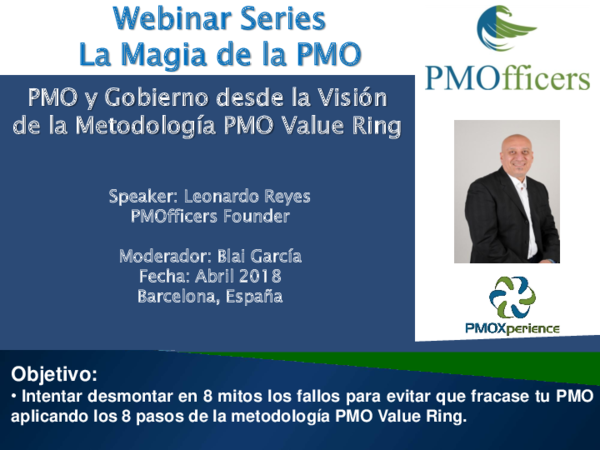 (PDF) La PMO y Gobierno desde la Visión de la Metodología PMO Value Ring