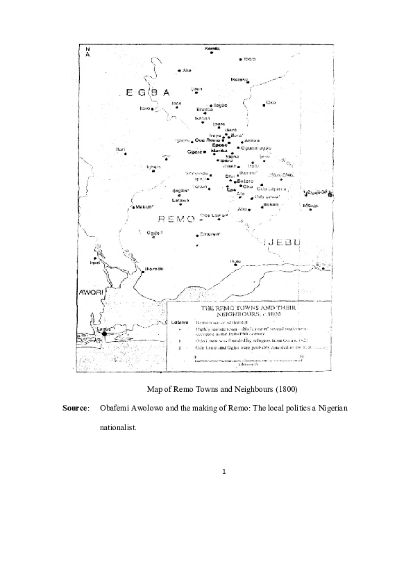 (DOC) THE CONTRIBUTION OF IKENNE DEVELOPMENT ASSOCIATION TO THE ...