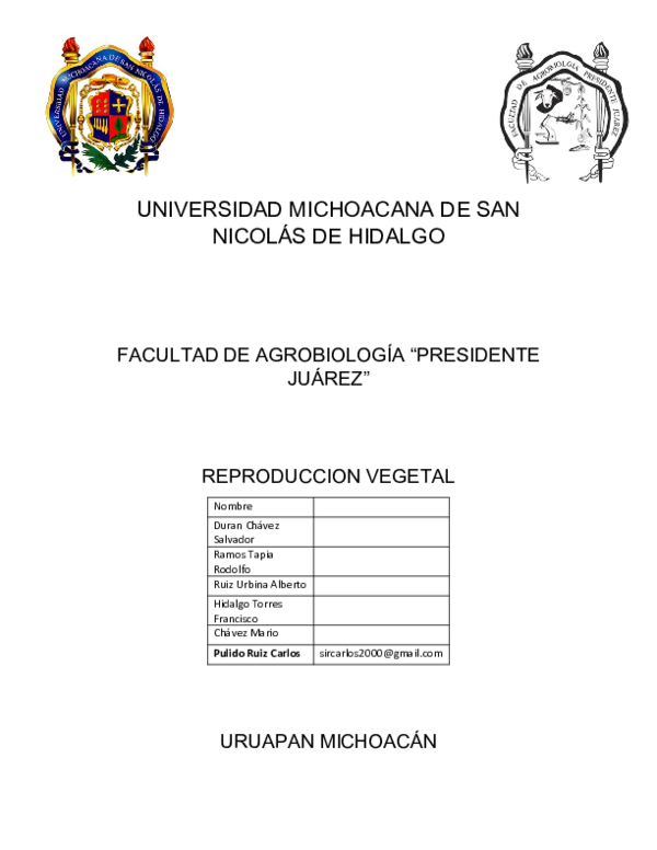 Doc Universidad Michoacana De San Nicolás De Hidalgo Facultad De