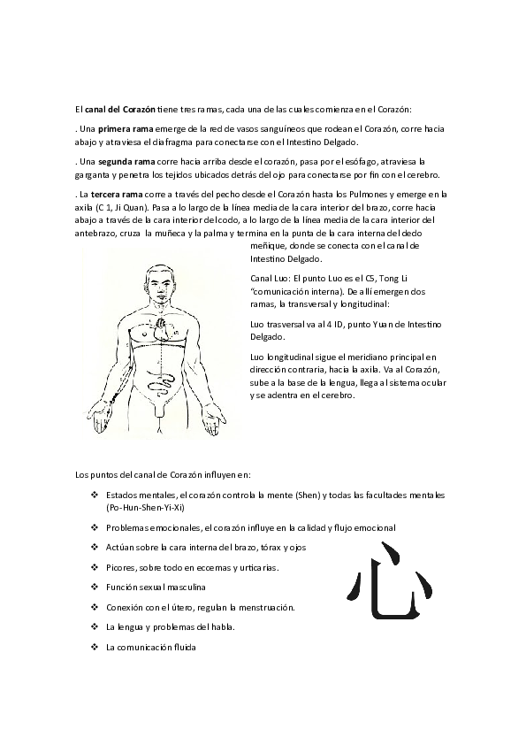 (DOC) El canal de Corazon- Shu Shao Yin