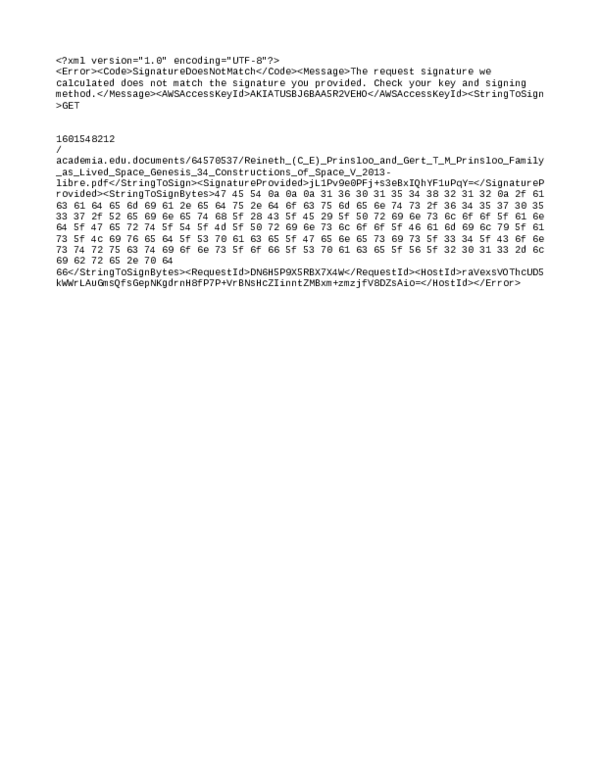 (PDF) Reineth (C E) Prinsloo and Gert T M Prinsloo FAMILY AS LIVED ...