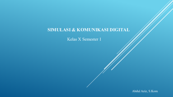 (PPT) Pengenalan SIMKOMDIG Bab 1
