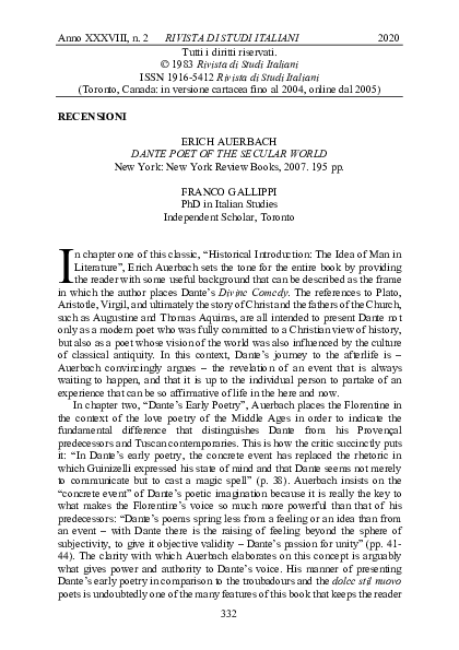 (PDF) Dante Poet of the Secular World