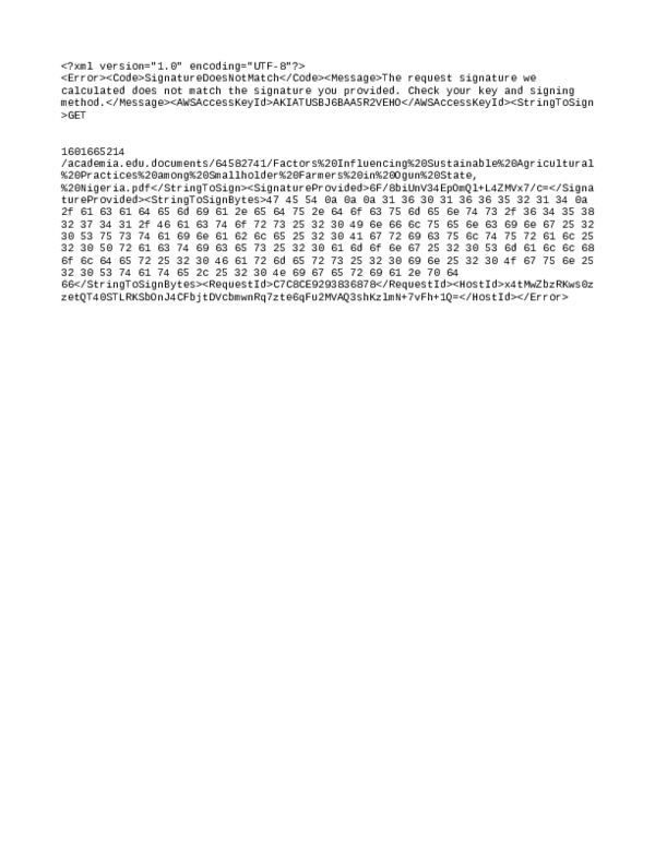 (PDF) Article no.AJAAR.57953 Original Research Article Oyewole and ...